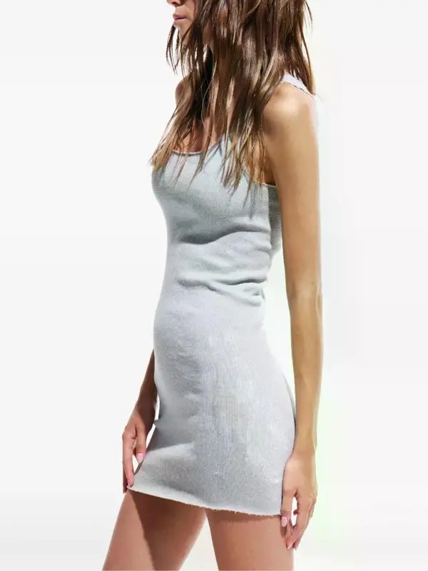 MAINLESS Ribbed Mini Dress