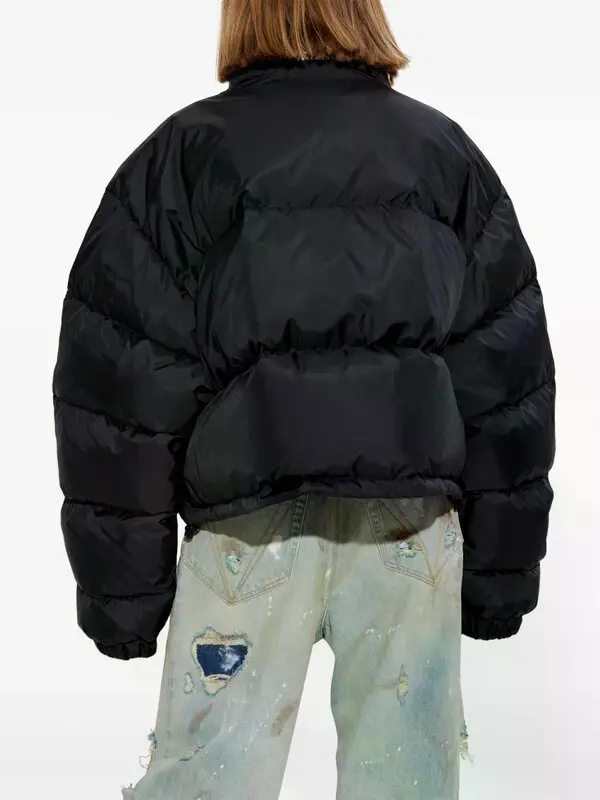 Vetements Logo-embroidered Puffer Jacket