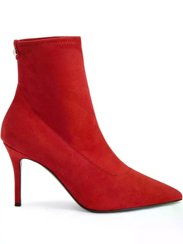 GIUSEPPE ZANOTTI 90mm Mirea Boots - Red