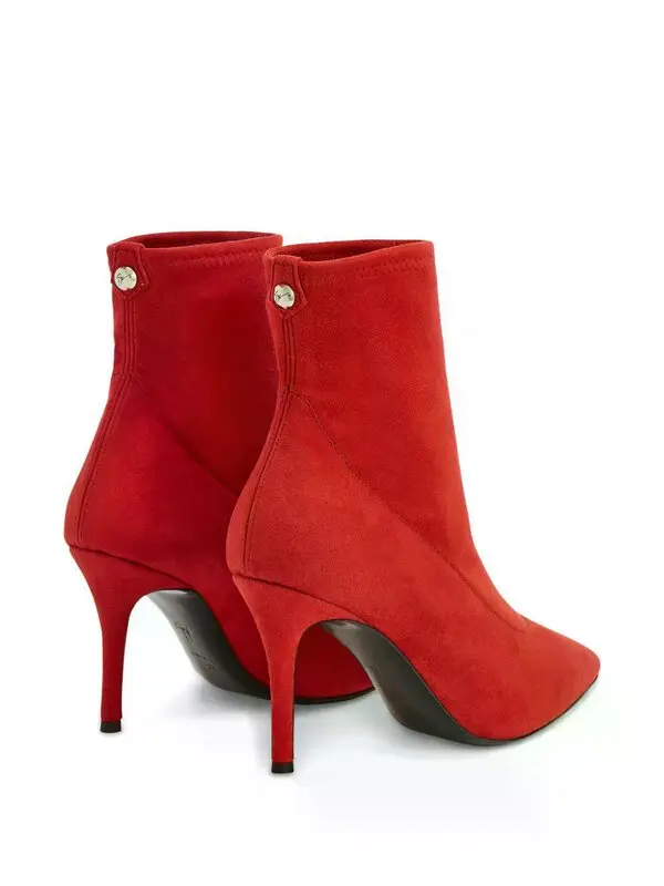 GIUSEPPE ZANOTTI 90mm Mirea Boots - Red