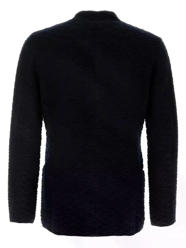 Giorgio Armani Embroidered Wool-blend Cardigan