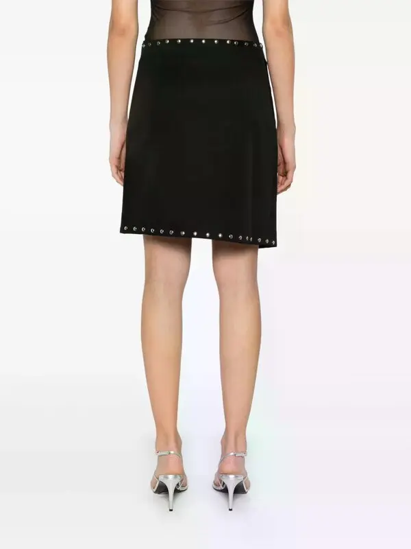 Coperni Studded Wrap Mini Skirt