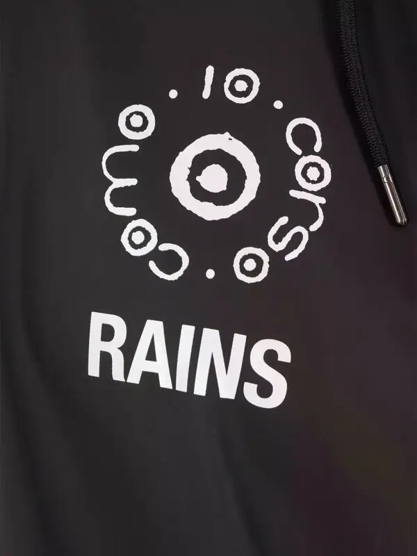 Rains X 10 Corso Como Printed Hooded Raincoat