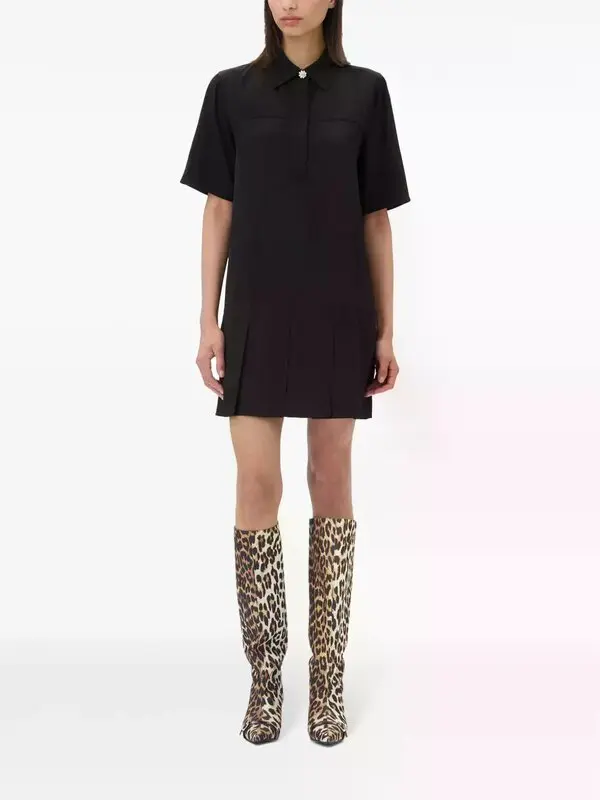 GANNI Twill Mini Dress