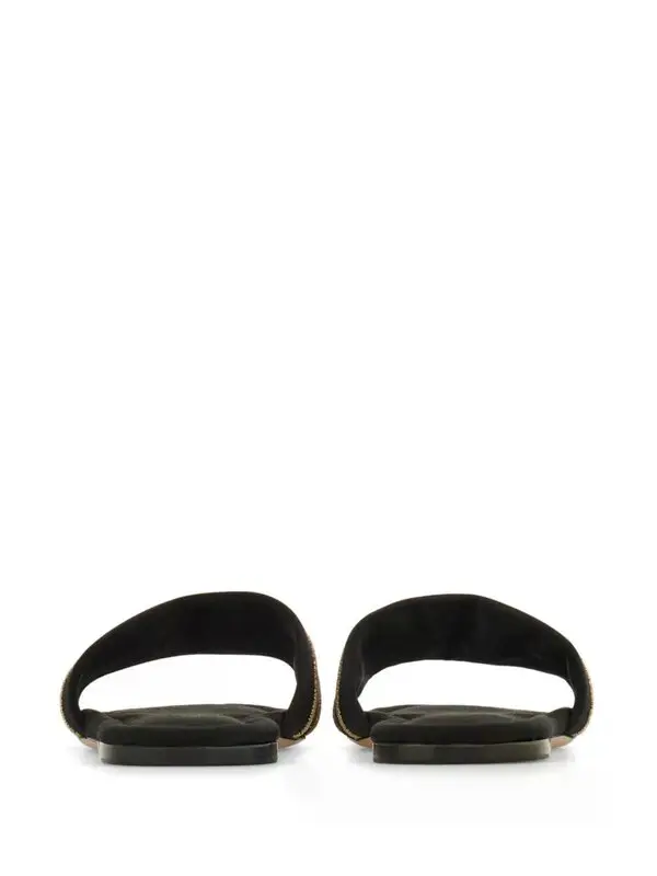 FERRAGAMO Logo Slides - Black
