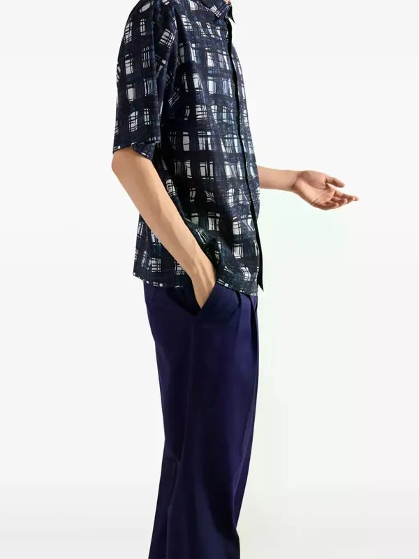 Prada Short-sleeves Cotton Shirt