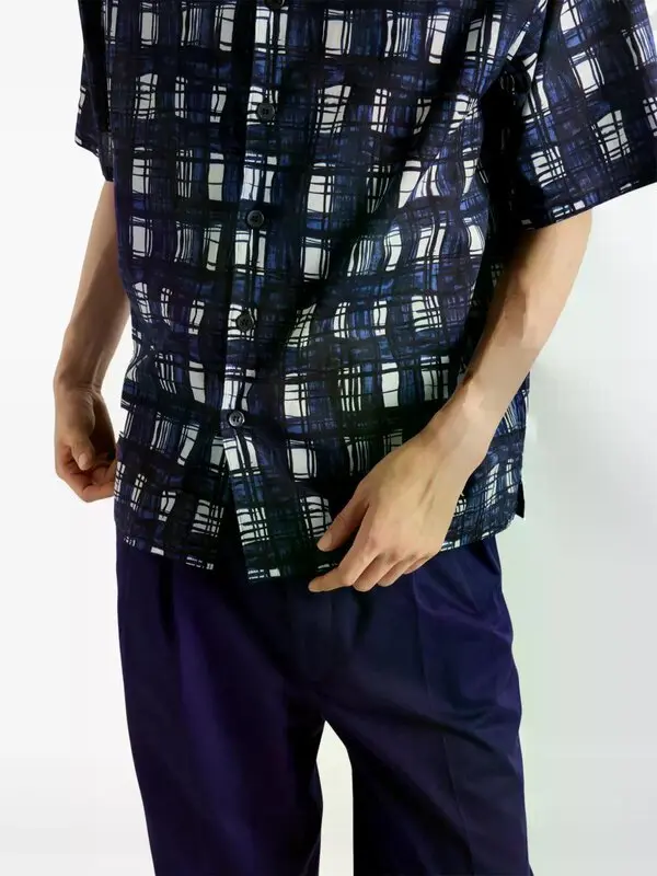 Prada Short-sleeves Cotton Shirt