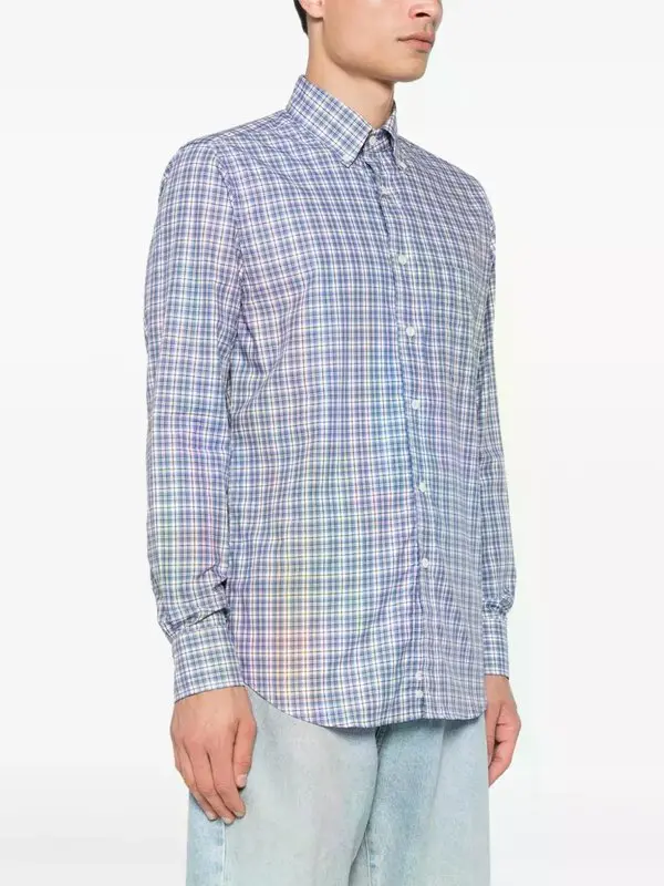 Canali Plaid-check Shirt