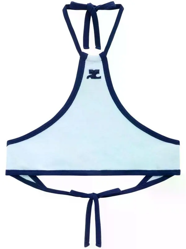 COURREGES Halterneck Cropped Top