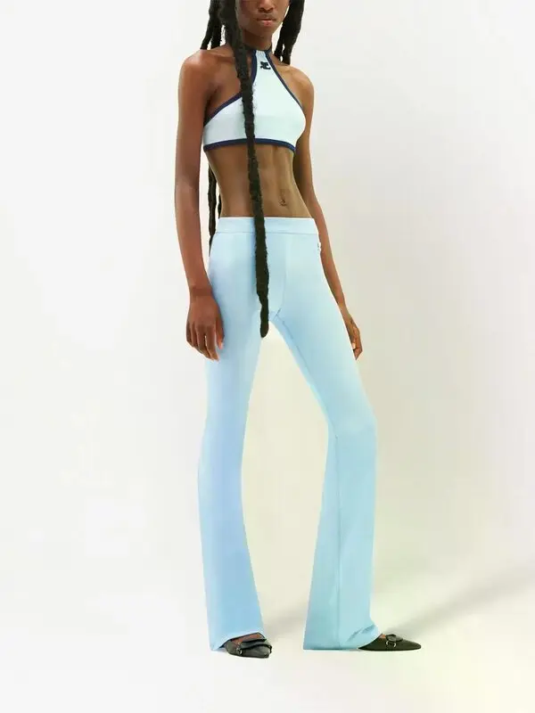 COURREGES Halterneck Cropped Top