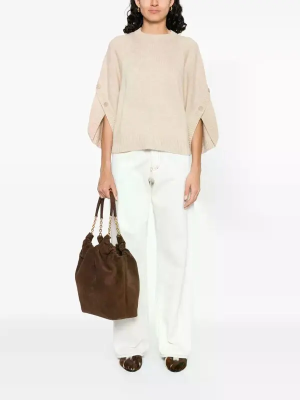 Max Mara Crew-neck Sweater - Neutrals