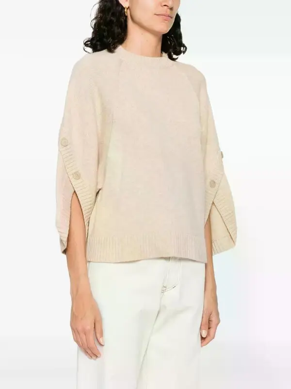 Max Mara Crew-neck Sweater - Neutrals