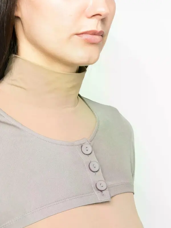 Christopher Esber Long Sleeve Cropped Top