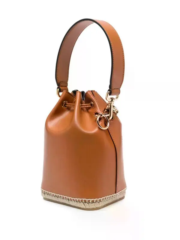 Fendi Mon Tresor Leather Bucket Bag