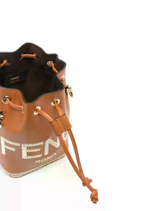 Fendi Mon Tresor Leather Bucket Bag