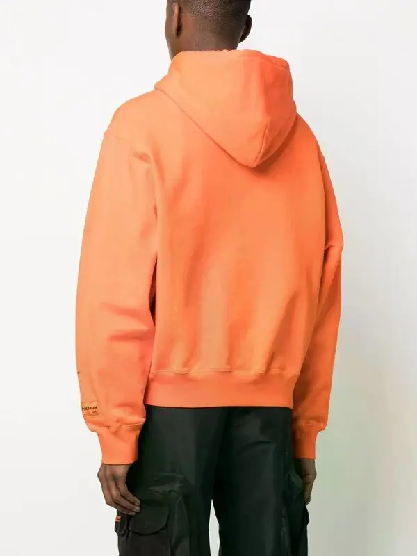 Heron Preston Hpny Print Drawstring Hoodie
