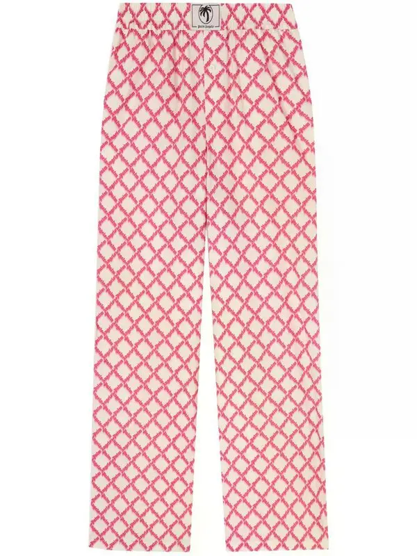 Palm Angels Logo Split Trousers - Pink