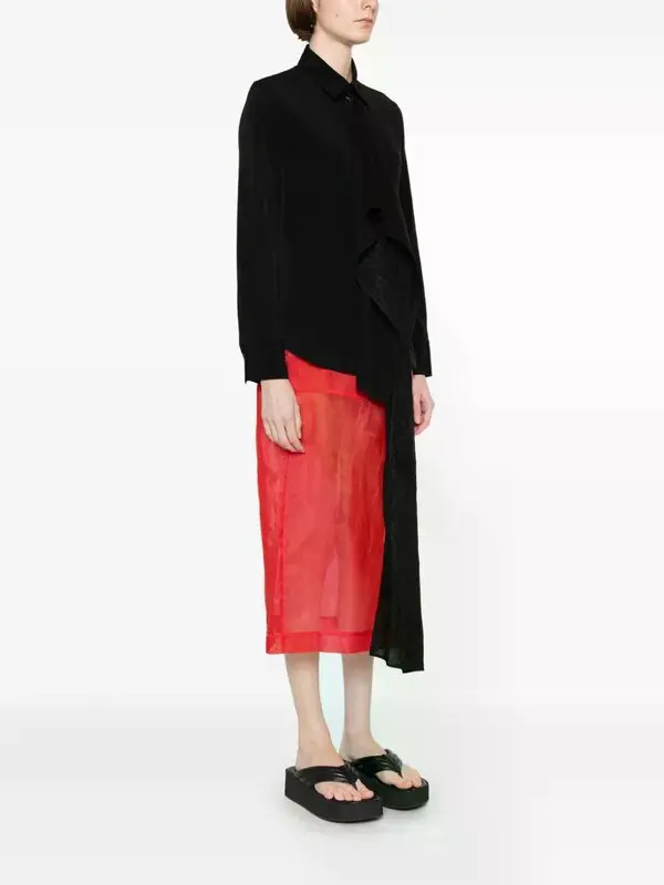 Yohji Yamamoto Paneled Shirt