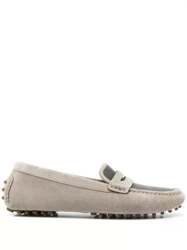 Brunello Cucinelli Monili-embellished Loafers