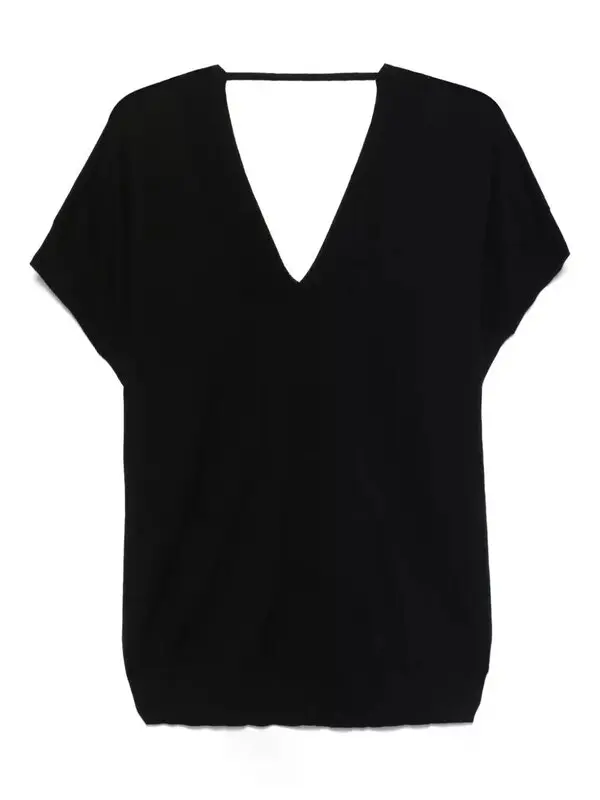 Plan C V-neck Cotton Top
