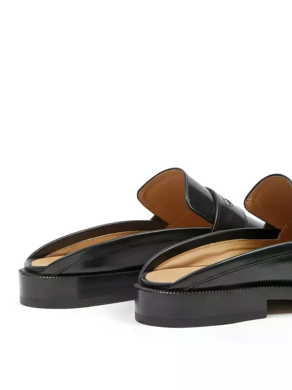 MAISON MARGIELA Tabi City Loafer Mules - Black