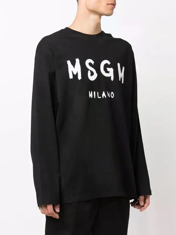 MSGM Long-sleeve Logo Sweatshirt