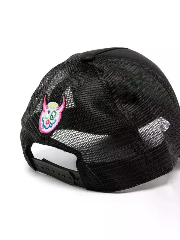AMIR SLAMA Embroidered-logo Perforated Cap
