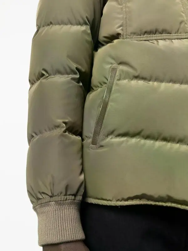 TOM FORD Techno Ottoman Padded Jacket - Green