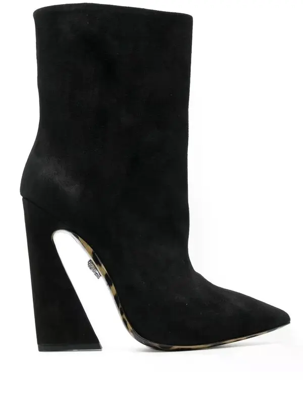 Philipp Plein Leopard-sole 130mm Ankle Boots
