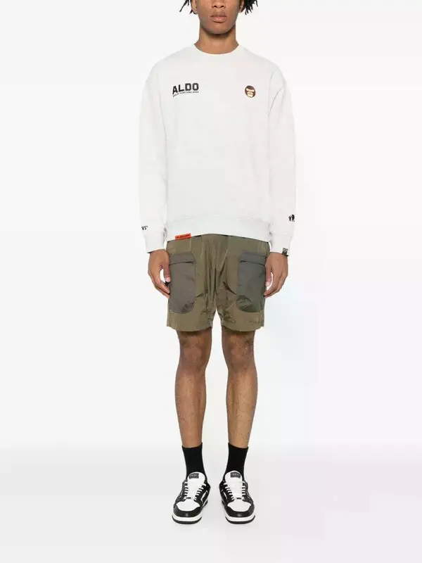 AAPE BY *A BATHING APE Logo-embroidered Sweatshirt