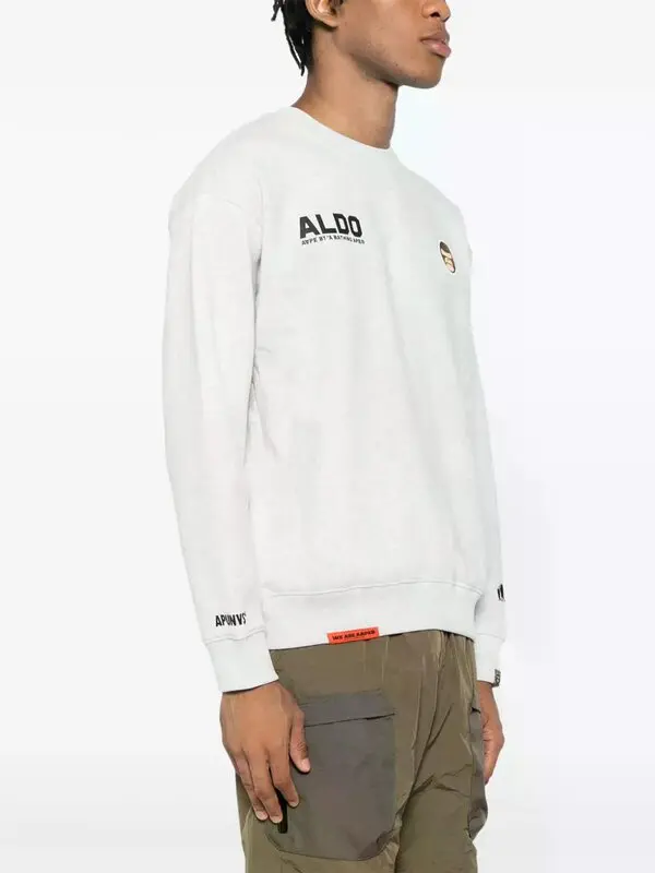 AAPE BY *A BATHING APE Logo-embroidered Sweatshirt
