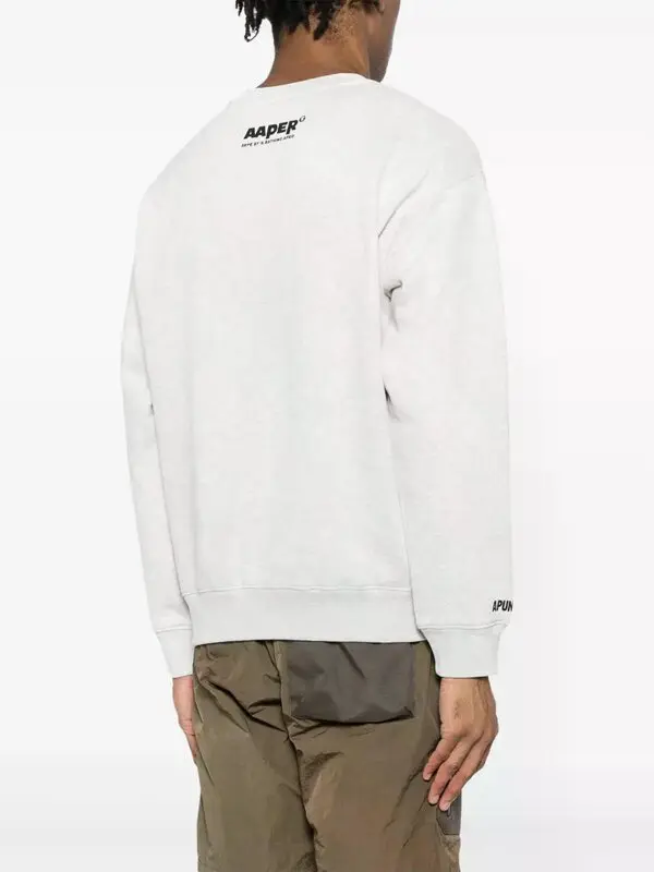 AAPE BY *A BATHING APE Logo-embroidered Sweatshirt