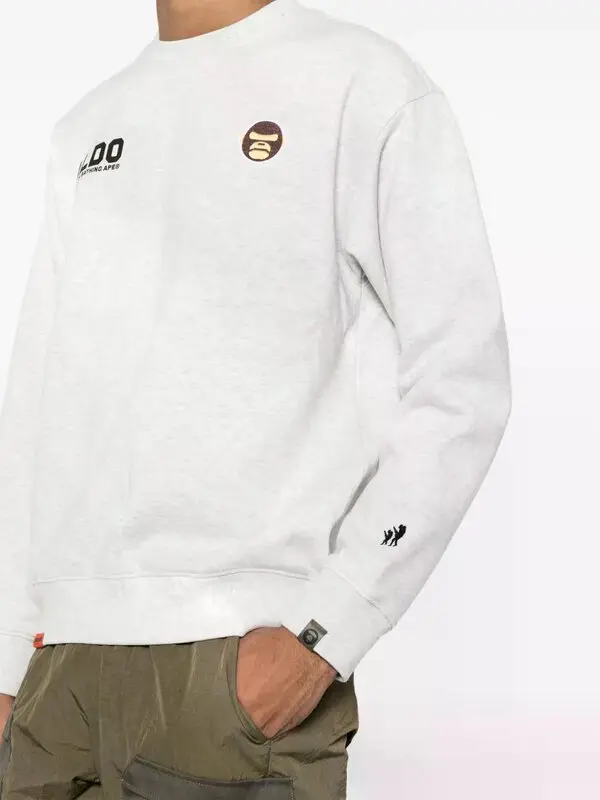 AAPE BY *A BATHING APE Logo-embroidered Sweatshirt