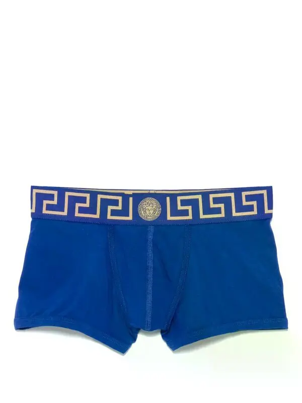 Versace Cotton-jersey Boxers - Blue