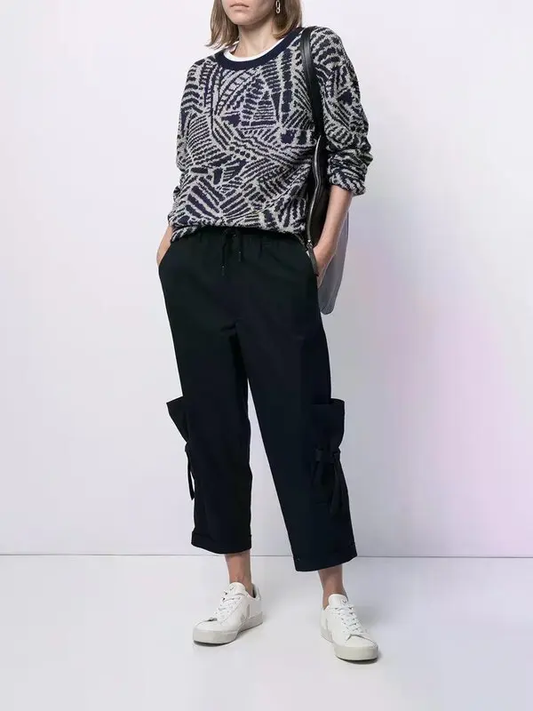 PORTS V Abstract-pattern Sweater