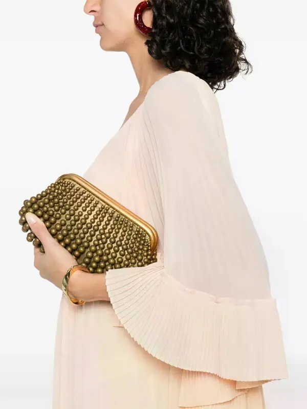 Zimmermann Illuminate Pleated Cape Dress