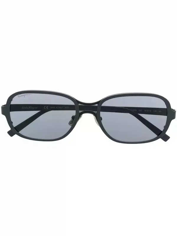 FERRAGAMO Oval-frame Sunglasses - Grey