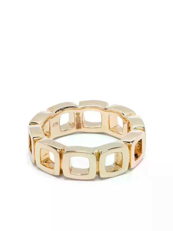 Tom Wood 9k Yellow Cushion Ring - Gold