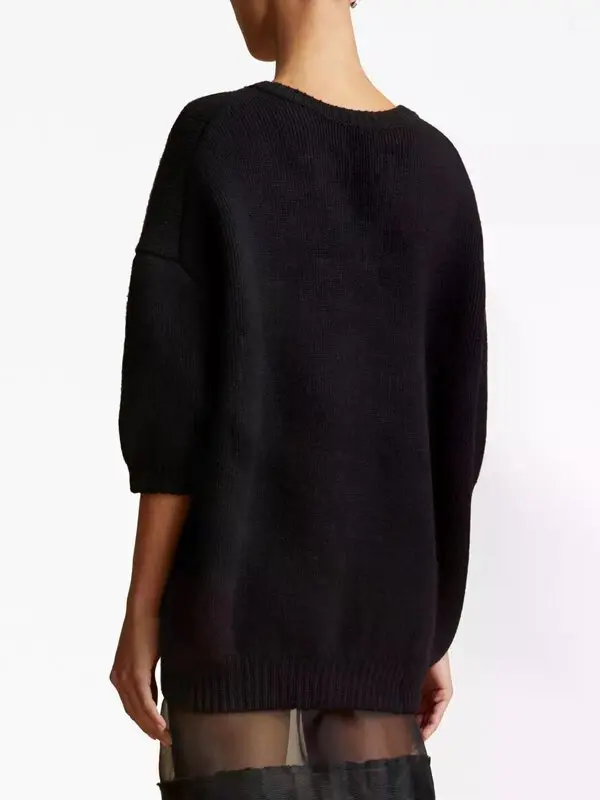 Khaite The Nere Cashmere Jumper - Black