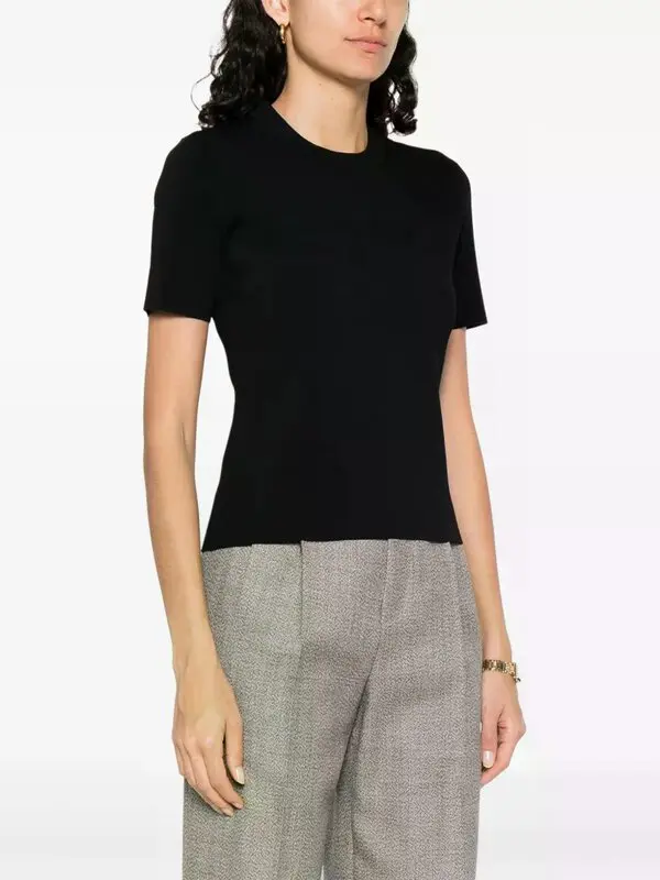 Max Mara Crew-neck T-shirt - Black