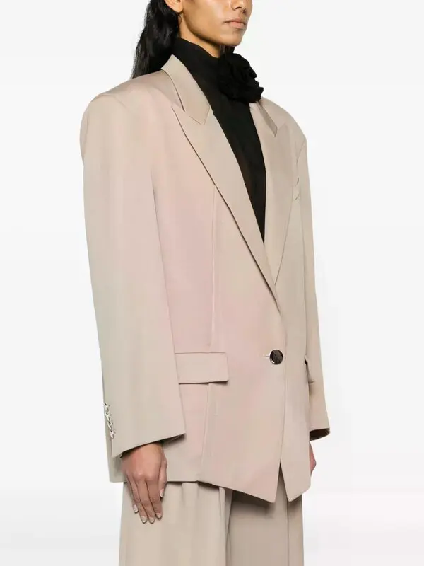 Attico Glen Oversized Single-breasted Blazer