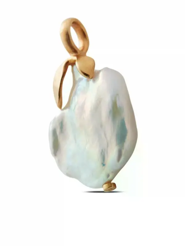 Monica Vinader Keshi Pearl Pendant Charm - Gold
