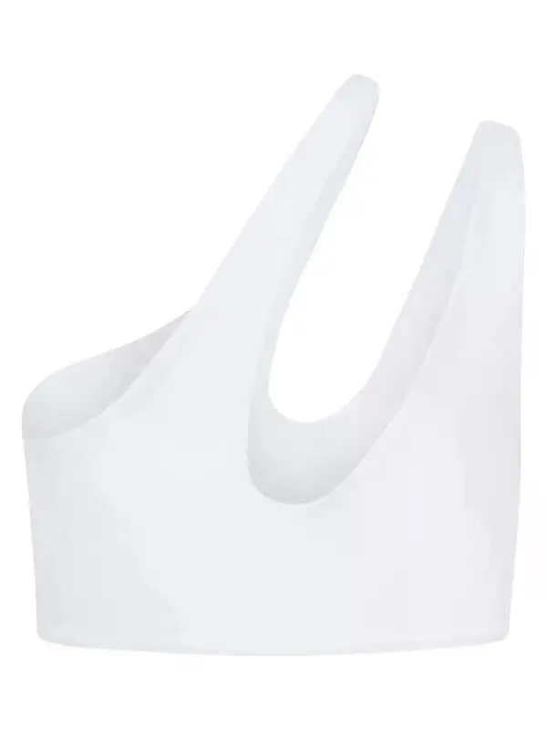 LET'S SWIM One-shoulder Bikini Top With Cut-out Detailing