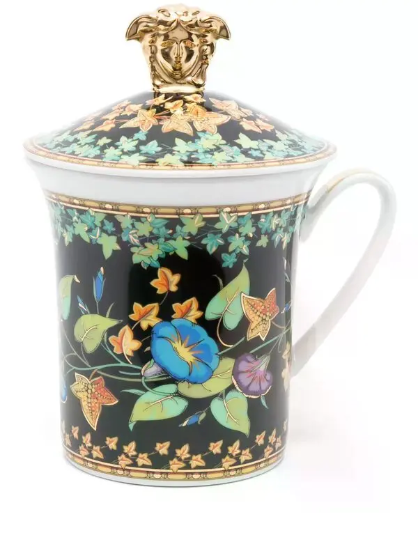 Versace X Rosenthal Ivy Porcelain Mug - Gold