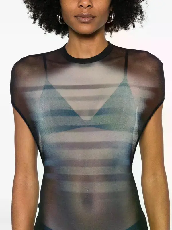 JEAN PAUL GAULTIER Sheer Maxi Dress