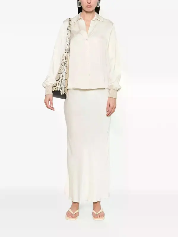 AKEP Satin Maxi Skirt