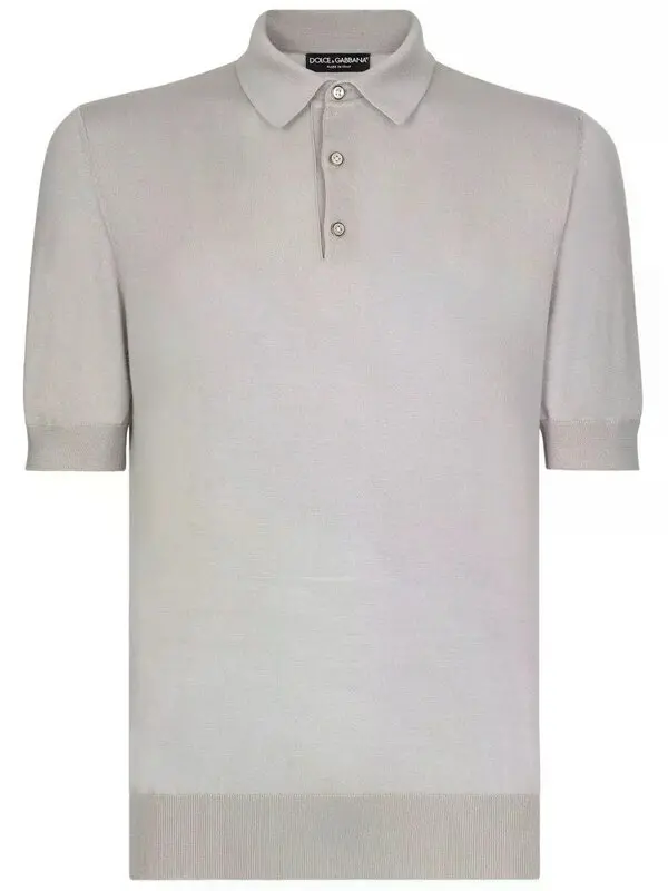 Dolce & Gabbana Fine-knit Polo Shirt