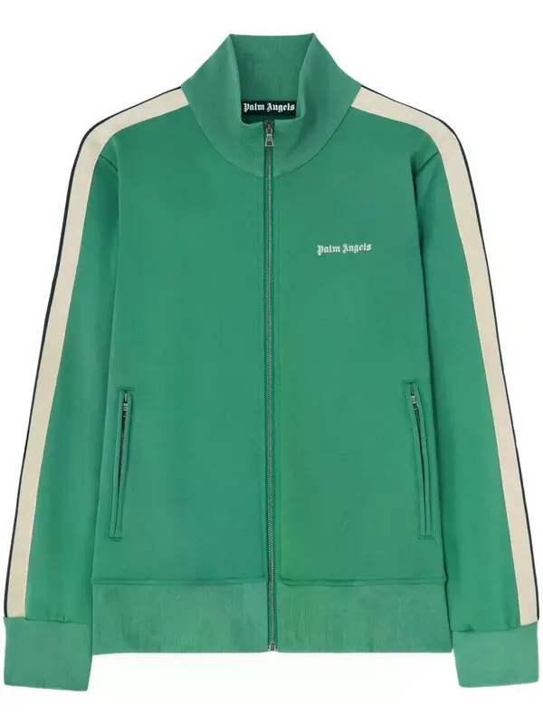 Palm Angels Classic Logo Track Jacket - Green