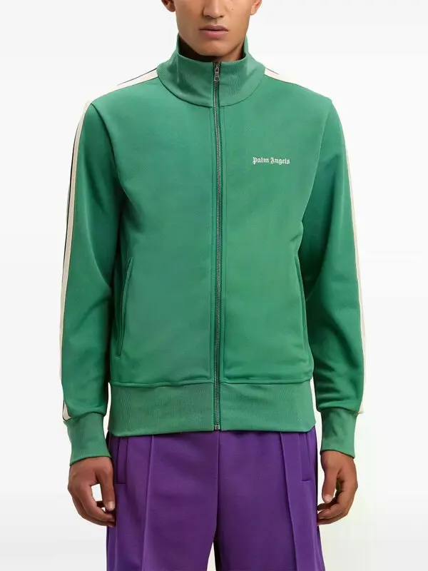 Palm Angels Classic Logo Track Jacket - Green
