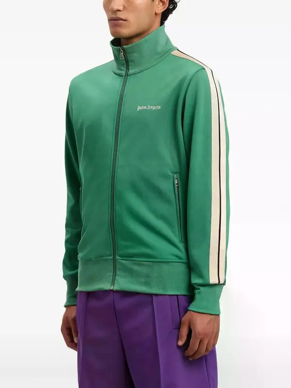 Palm Angels Classic Logo Track Jacket - Green